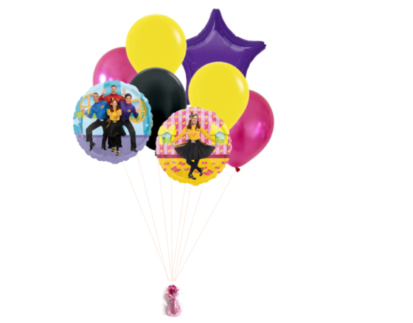 The Wiggles Balloon Bouquet - Bubble Moo Balloons